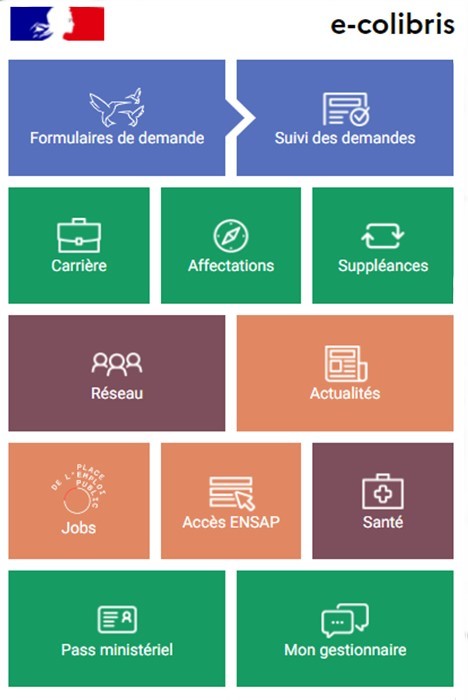 Colibris : mes démarches RH en un clic ! | Académie de Reims