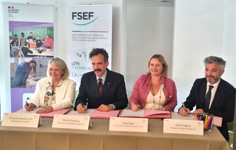 Une convention lie l’académie de Reims et la clinique FSEF (Fondation ...