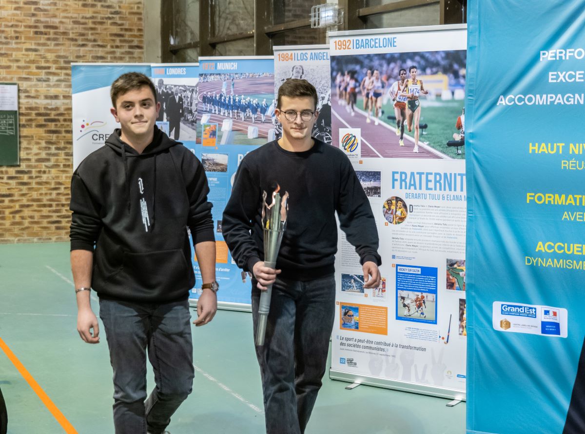 La flamme académique est arrivée dans la Marne ! | Académie de Reims