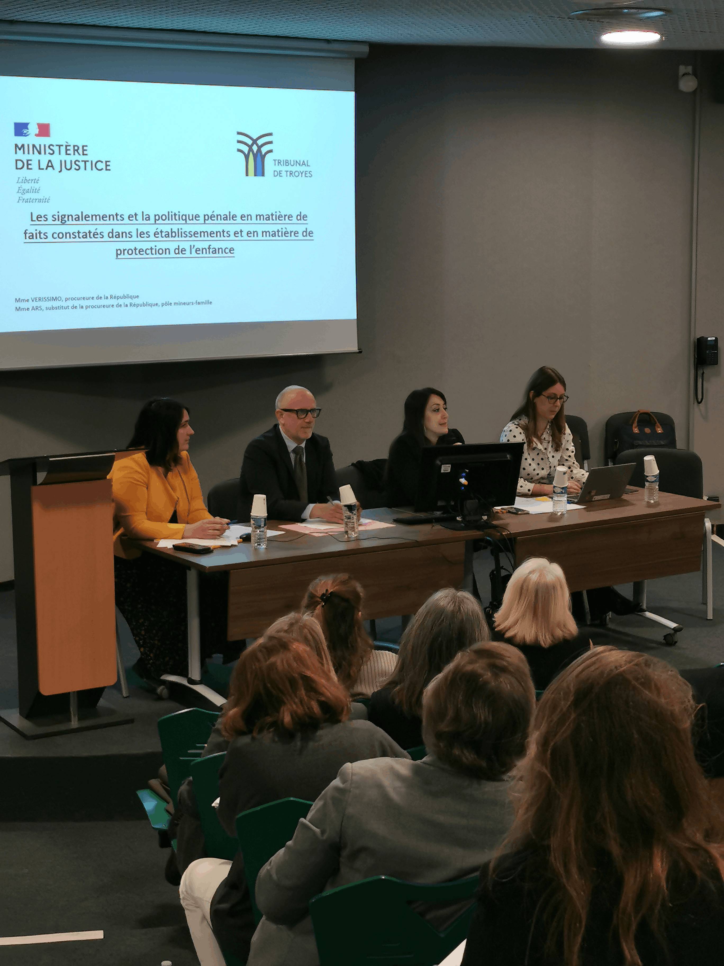 Réunion annuelle entre l'Éducation nationale et le Parquet du tribunal ...